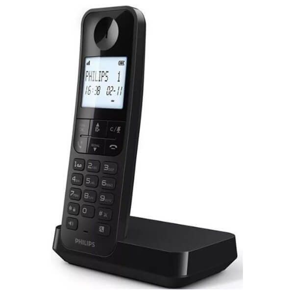 Philips D2701b/grs Μαυρο (ελληνικο Μενου) Ασυρματο Τηλεφωνο Με Ανοιχτη ...