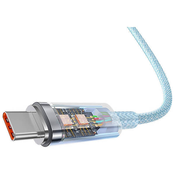 Baseus Quick Charge Cable Explorer Series USB TO Usb-c 100w 2M Blue ...