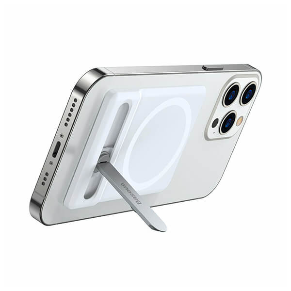 Baseus Foldable Magnetic Swivel Stand Holder Iphone Magsafe White ...