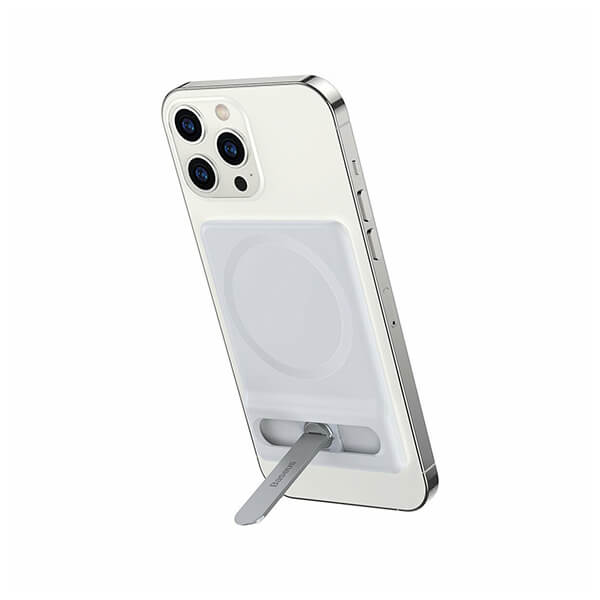 Baseus Foldable Magnetic Swivel Stand Holder Iphone Magsafe White ...