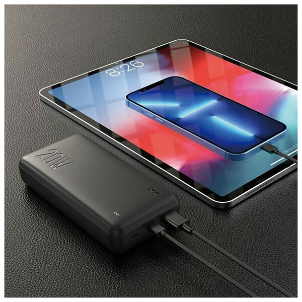 Hoco Powerbank J87a Tacker 20000mah 20W PD Qc3.0 USB + Type-c Black ...