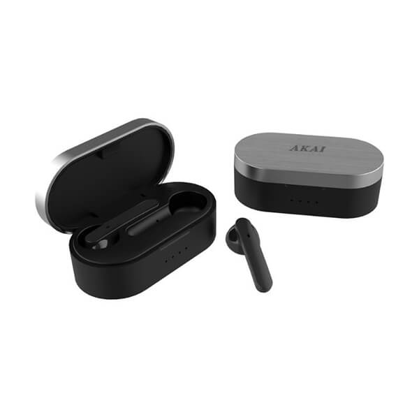 Akai Bte-j10b Μαυρα Ασυρματα Bluetooth V5.0 In-ear Ακουστικα Με ...