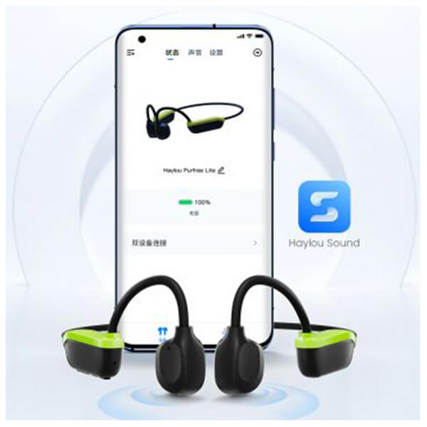 Haylou Purfree Lite Bc04 Bone Conduction Bluetooth Multipoint Black ...