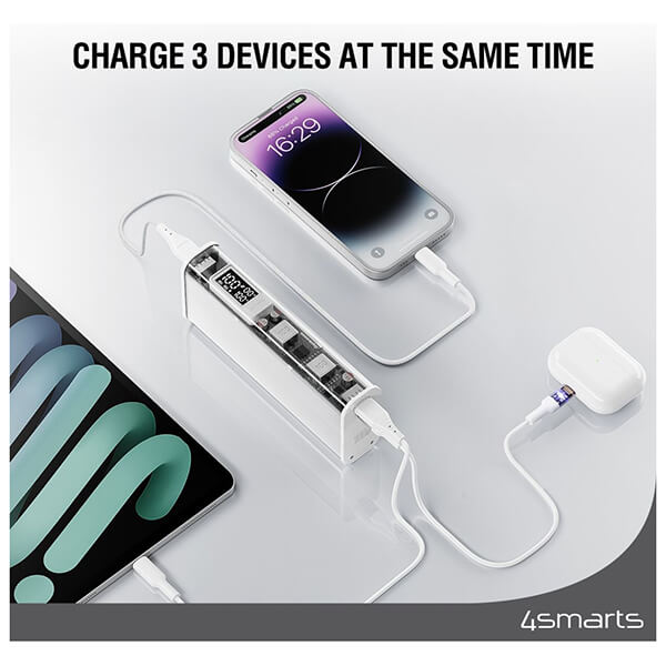 4smarts Powerbank 100w 20000mah White - Powerbanks (TEL.216395)