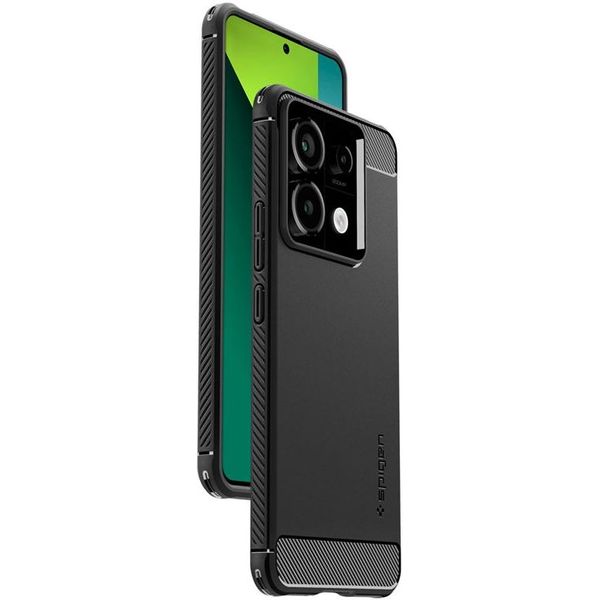 Spigen Rugged Armor Matte Black For Xiaomi Redmi Note 13 PRO 5G / Poco X6 5G - Θηκη (TEL.218694)