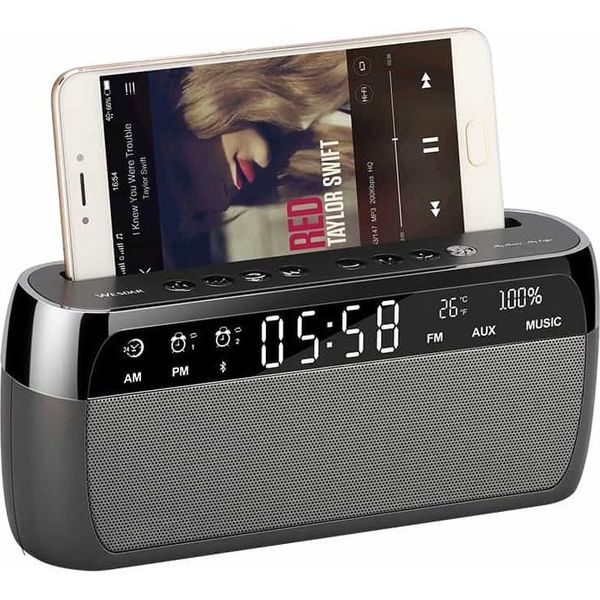 Wesdar K51 Wireless Bluetooth Speaker Με Subwoofer AMP Ξυπνητηρι ...