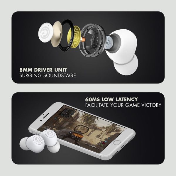 Sonicgear ENC Bt5.4 Earpump TWS Jewel 2 Beige Tws-j2-bg - Bluetooth ...