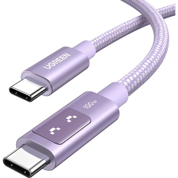 Καλωδιο Φορτισης Ugreen L509 65092 Usb-c ΣΕ Usb-c PD 100w 1M ΜΩΒ ...