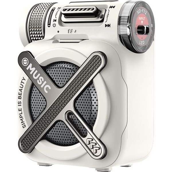 XO F72 Mecha Mini Φορητο Ηχειο BT Λευκο - Ηχεια (TEL.235304)