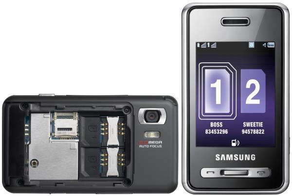 Samsung D980 Duos - Κινητο τηλεφωνο (TEL.001196)