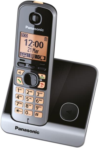 Panasonic Kx-tg6711 Black - Ασυρματο τηλεφωνο (TEL.002126)