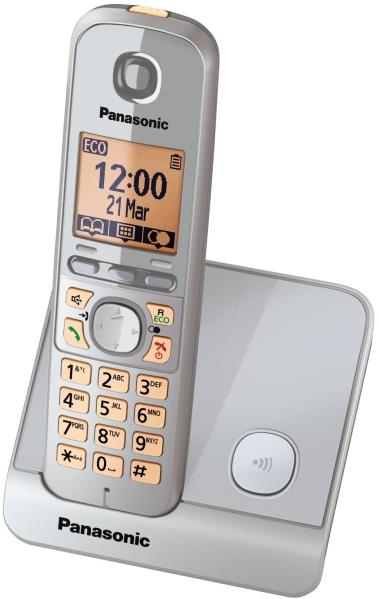 Panasonic Kx-tg6711 Silver - Ασυρματο τηλεφωνο (TEL.002148)