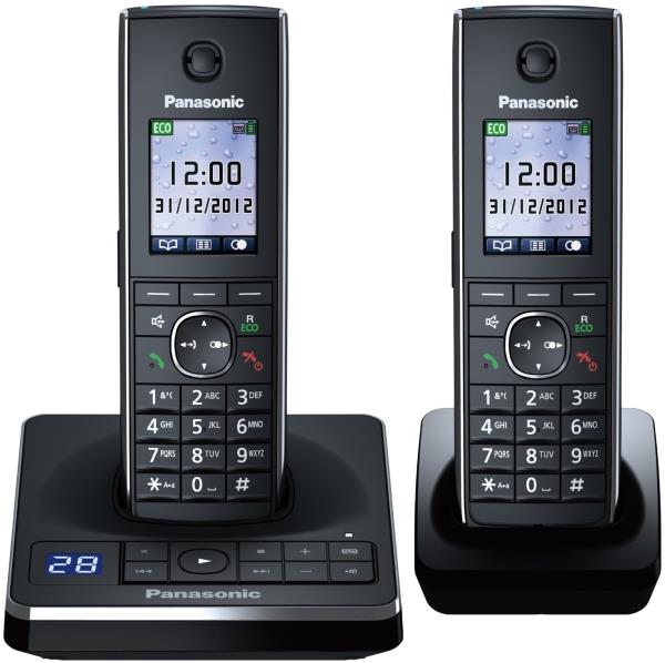 Panasonic Kx-tg8562 Dual Black - Ασυρματο τηλεφωνο (TEL.002151)