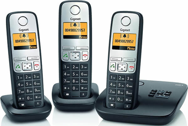 Siemens Gigaset A400a Trio Black - Ασυρματο τηλεφωνο (TEL.004220)