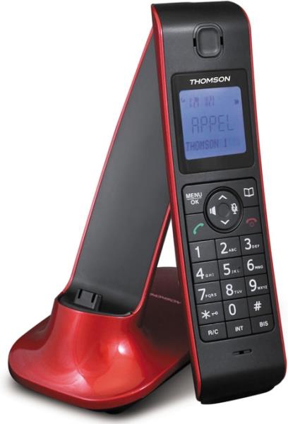 Thomson Th-570dred Cobalt Dect RED - Ασυρματο τηλεφωνο (TEL.004291)