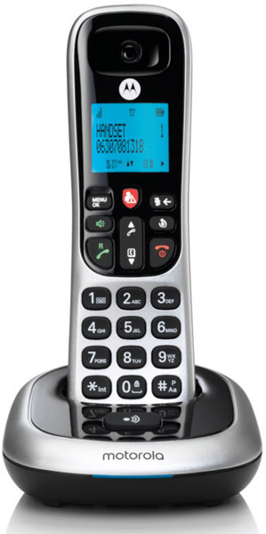 Motorola Cd4001 Dect Cordless Phone Silver - Ασυρματο τηλεφωνο (TEL.004367)