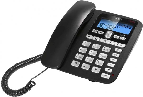 AEG Voxtel C115 Black - Ενσυρματο τηλεφωνο (TEL.004525)
