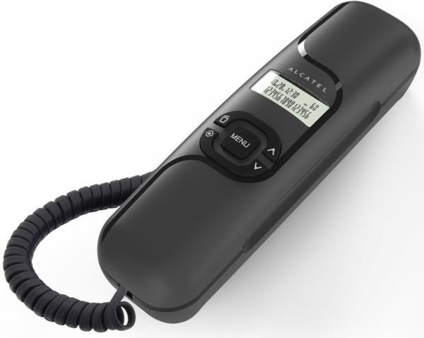 Alcatel T16 Black Γονδολα + Αναγνωριση Κλησης - Ενσυρματο τηλεφωνο (TEL ...