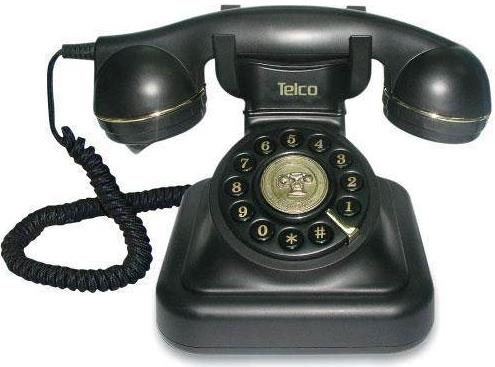 Telco Vintage 20 Επιτραπεζιο Τηλεφωνο Retro Παλαιου Τυπου Μαυρο ...