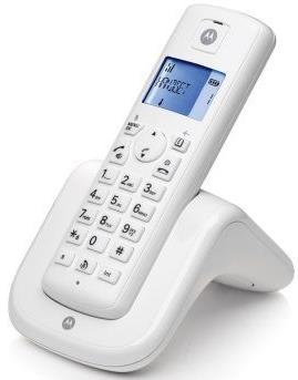 Motorola T201 White Ασυρματο Τηλεφωνο - Ασυρματο τηλεφωνο (TEL.008330)