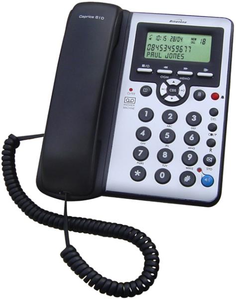 Binatone Caprice 610 Ενσυρματο Τηλεφωνο Με Τηλεφωνητη - Ενσυρματο ...