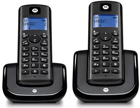 Motorola T202 Twin Digital Cordless Phone Dect Black - Ασυρματο ...