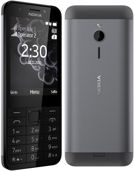 Κινητο Nokia 230 Dual SIM Titanium Silver ENG - Κινητο τηλεφωνο (TEL ...