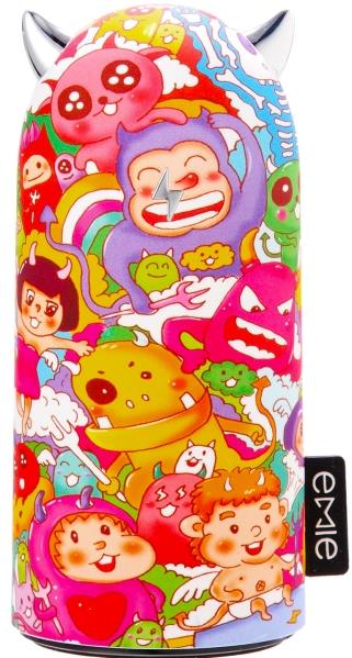 Emie Powerbank Doodle Devil 5200mah Zdw2 - Powerbanks (TEL.020051)