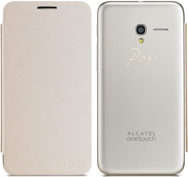 Alcatel Flip Cover ONE Touch Fc5025 For POP 3 5.5'' Gold - Θηκη (TEL ...