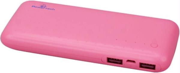 Powertech Power Bank 10000mah 2X USB 2.1a Pink - Powerbanks (TEL.026357)