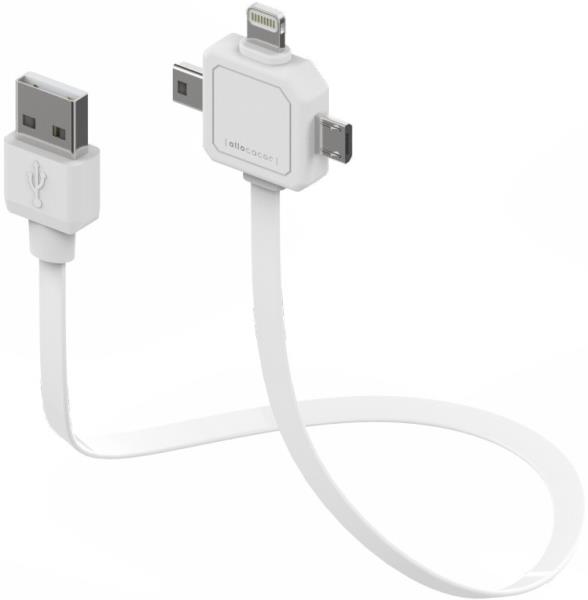 Allocacoc Power USB Cable White - Καλωδιο (TEL.029893)