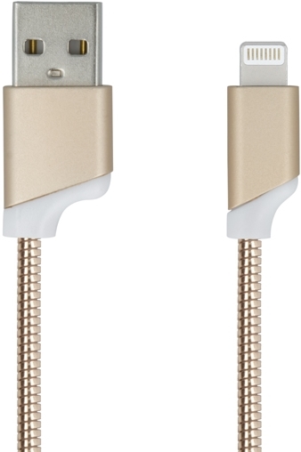 Forever Metal Lightning Cable Gold - Καλωδιο (TEL.045255)