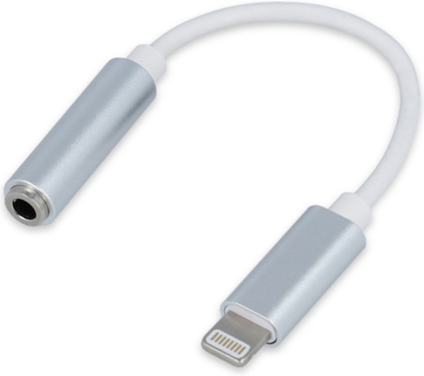 Forever Adapter For Apple Iphone 8-pin / Audio Jack 3.5mm Silver ...
