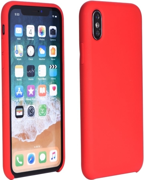 Forcell Silicone Back Cover Case For Apple Iphone XS MAX RED - Θηκη ...
