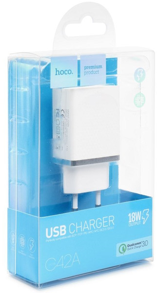 Hoco Travel Charger Single USB Qc3.0 Vast Power C4 2A White - Φορτιστες ...