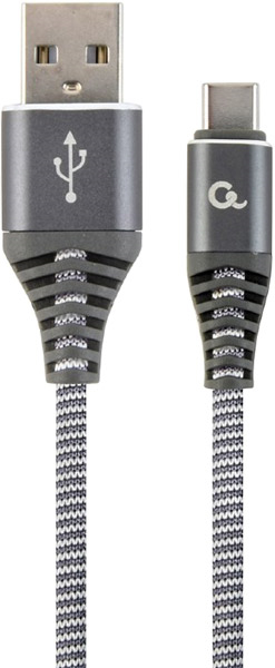 Cablexpert Cc-usb2b-amcm-1m-wb2 Cotton Braided Charging Cable USB Type ...