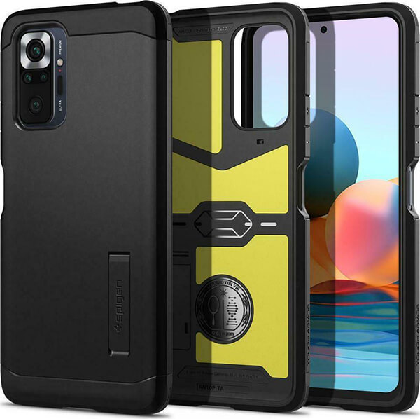 Spigen Tough Armor Case For Xiaomi Redmi Note 10 PRO Black - Θηκη (TEL ...