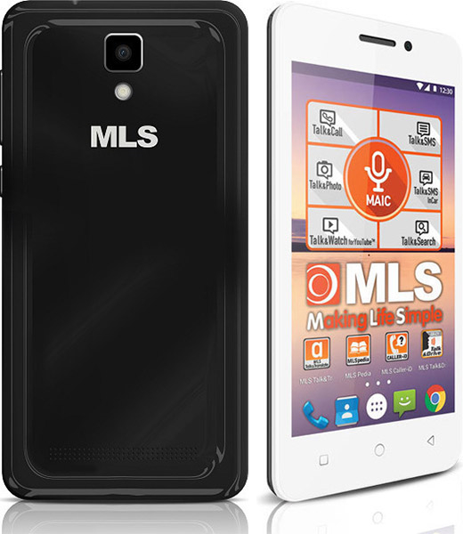 Κινητο MLS Trend 4G Dual SIM White Black - Κινητο τηλεφωνο (TEL.092699)