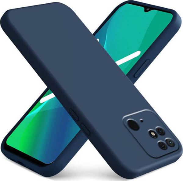 Silicon Case For Xiaomi Redmi 10C 4G Dark Blue - Θηκη (TEL.201500)