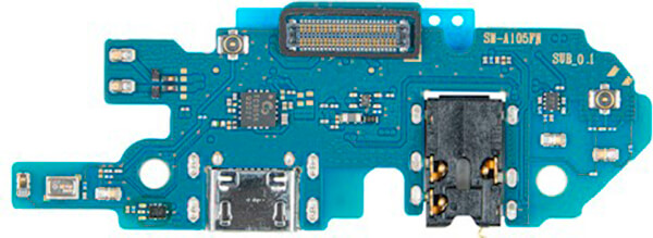 PCB Board With Charge Connector AND Audio For Samsung Galaxy A10 A105 ...
