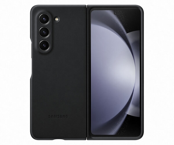 Samsung Galaxy Z Fold5 F946 ECO Leather Case Graphite Ef-vf946pbegww ...