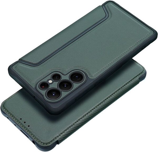 Θηκη Razor Book For Samsung S24 Plus Dark Green - Θηκη (TEL.213803)