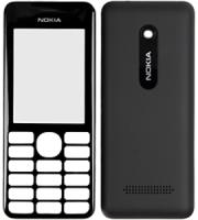 Nokia 206 Cover Single SIM Black - Θηκη (TEL.020202)