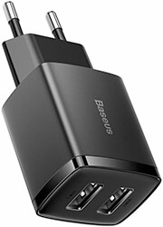 Baseus Universal Wall Charger Mini Dual-u 2X USB 2.1a 10.5w Black ...