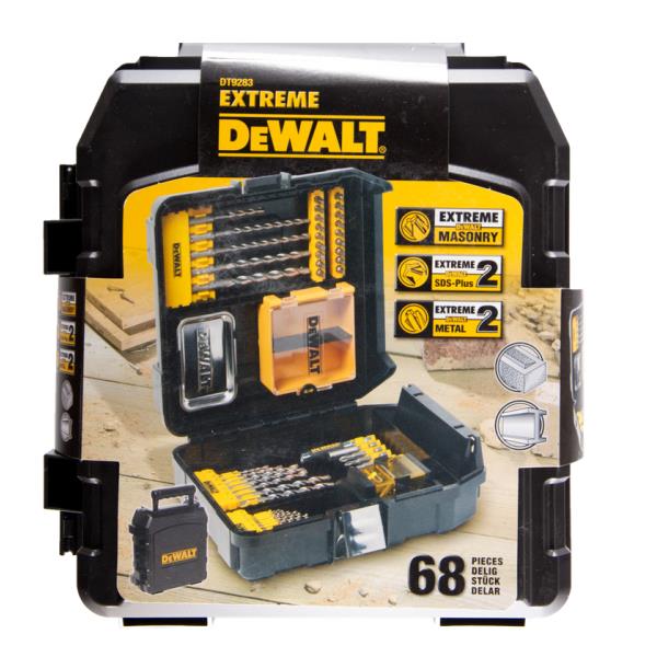 Κασετινα 68 Τεμ Dewalt Δομικων Υλικων + Μεταλλων Array Τρυπανια / Μυτες ...