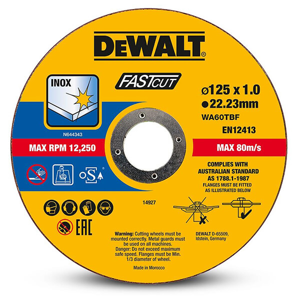 Δισκοι Κοπης Inox Dewalt 50 Τεμ 125μμ 1μμ Dt20598 - Αναλωσιμα ...