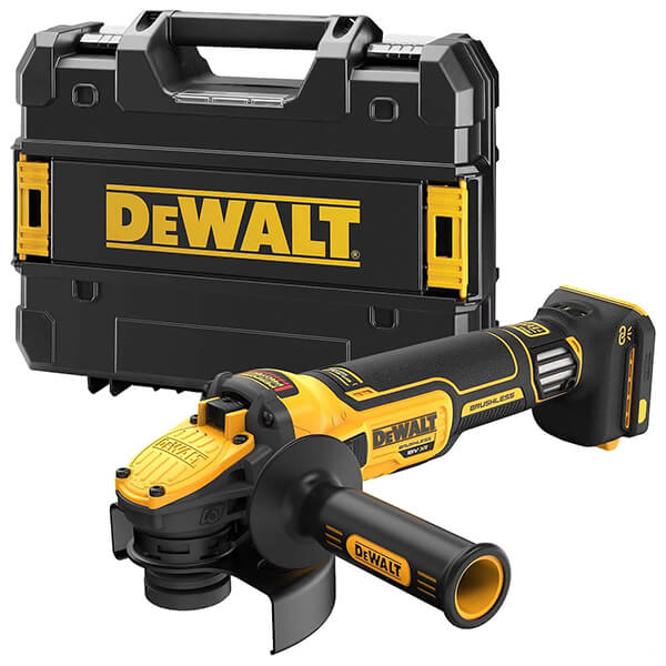 Γωνιακος Τροχος Μπαταριας Dewalt 18v Solo 125mm Βαλιτσα Dcg409vsnt ...