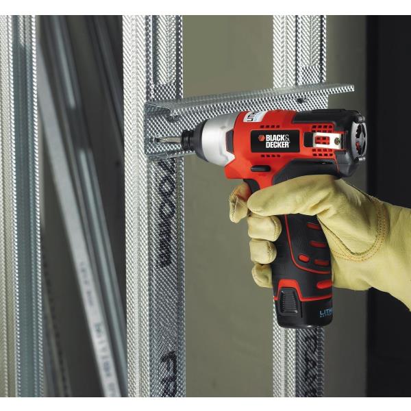 Κρουστικο Κατσαβιδι Μπαταριας Black N Decker 10.8v Lion Me Κασετινα ...