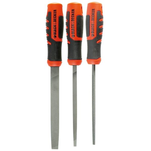 Σετ 3 Λιμες Black & Decker 160mm Αντιολισθητικη Λαβη 22569 ...