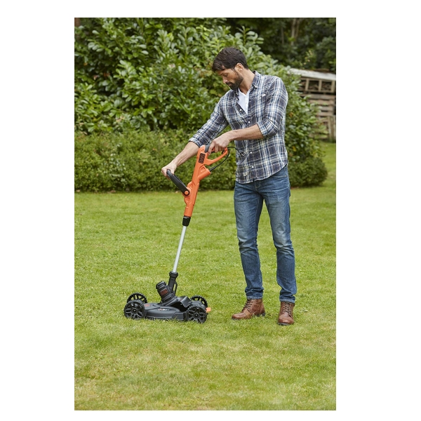 Χλοοκοπτικο Ηλεκτρικο 3 Σε 1 Black N Decker 550watt 30cm Afs + Βαση ...